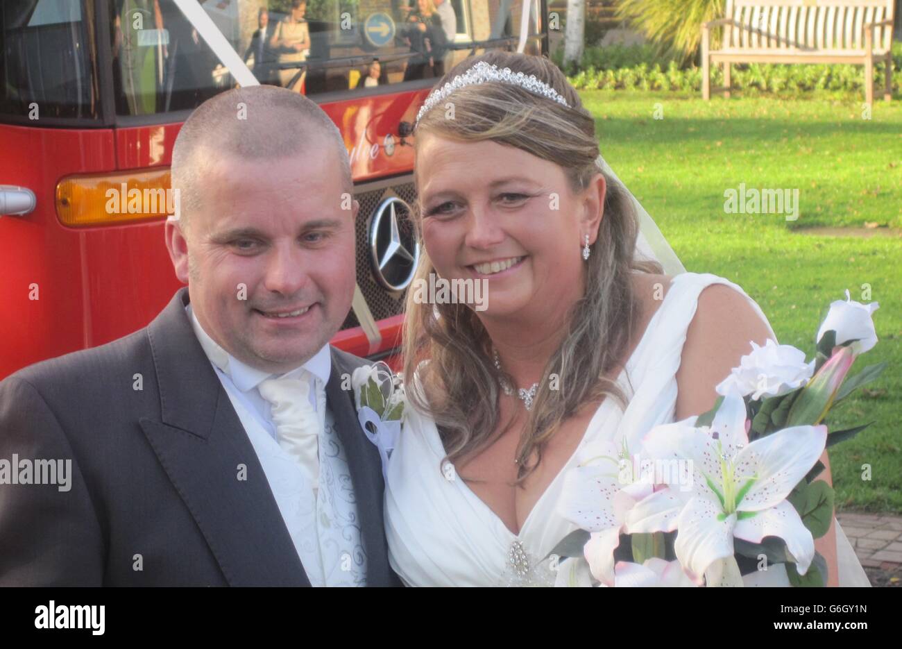 Bin wagon wedding carriage Stock Photo - Alamy