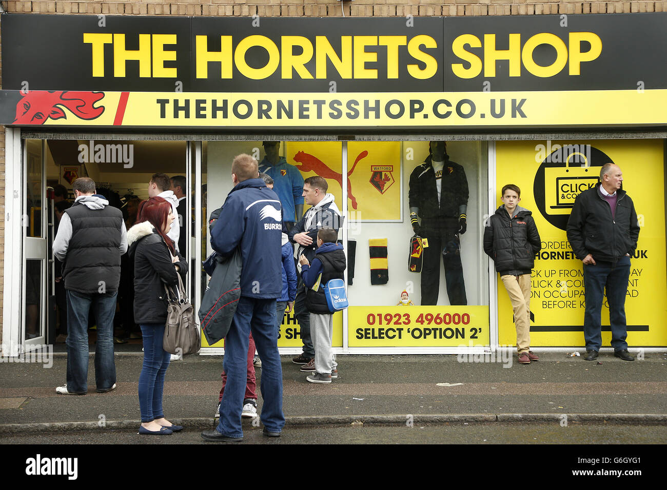 The watford club shop vicarage road hi-res stock photography and images ...