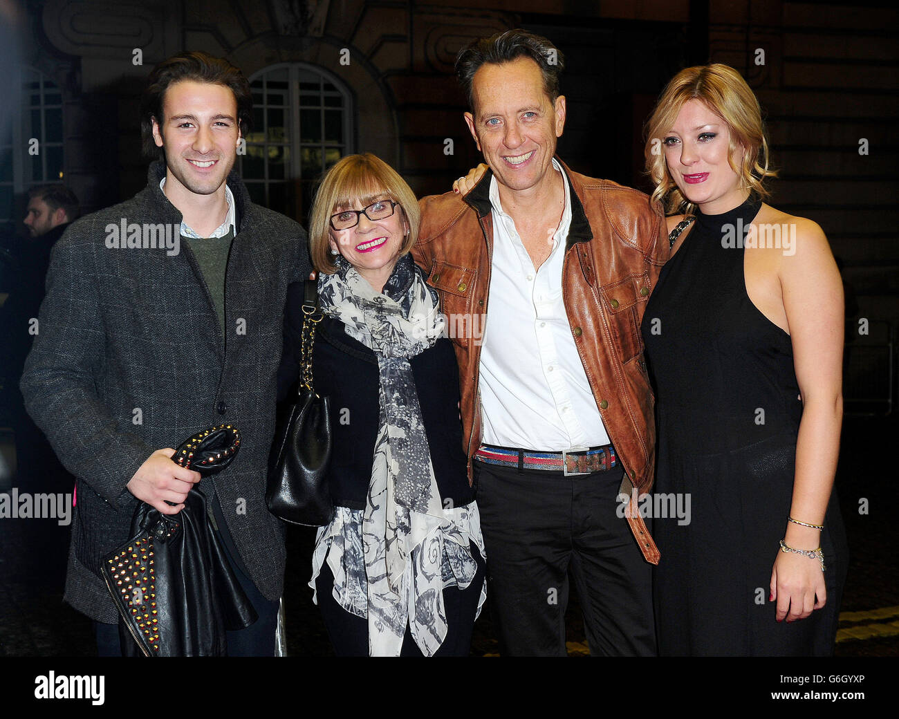 Richard E Grant With Wife Joan Daughter Olivia And Her Partner Charles Arriving At The