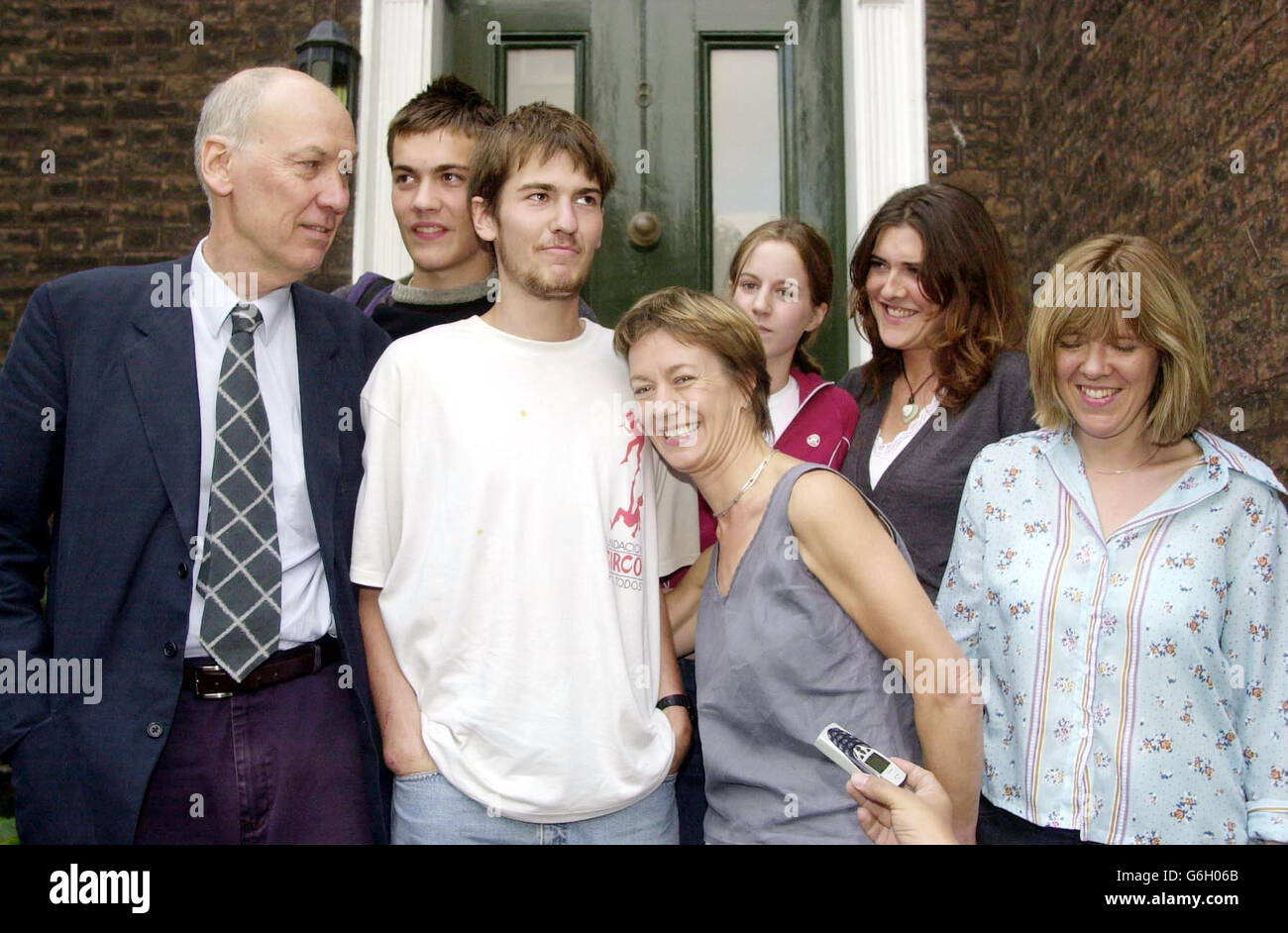 Matthew Scott arriving home Stock Photo - Alamy