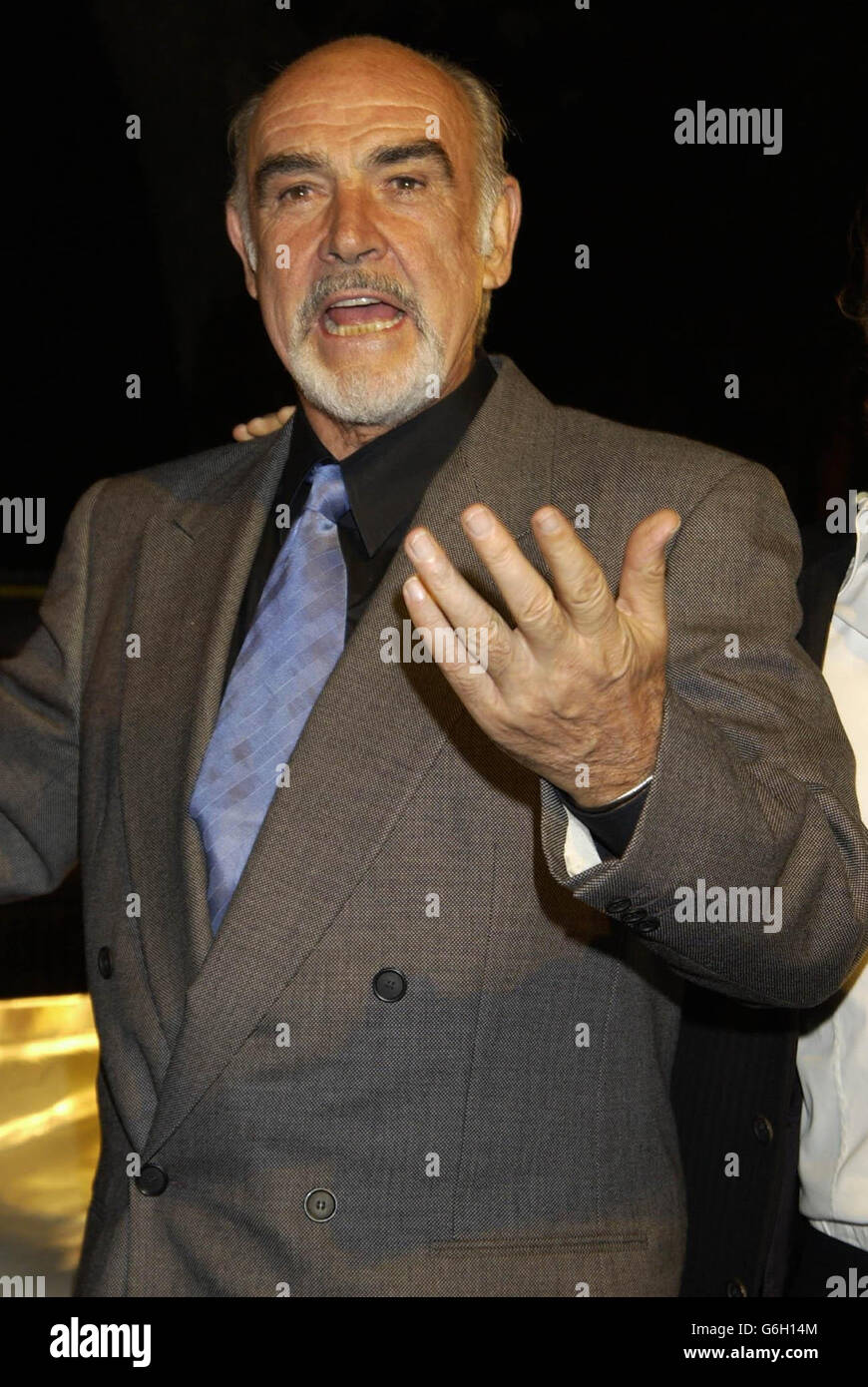 Star of the film Sean Connery arrives for the UK premiere of The League ...