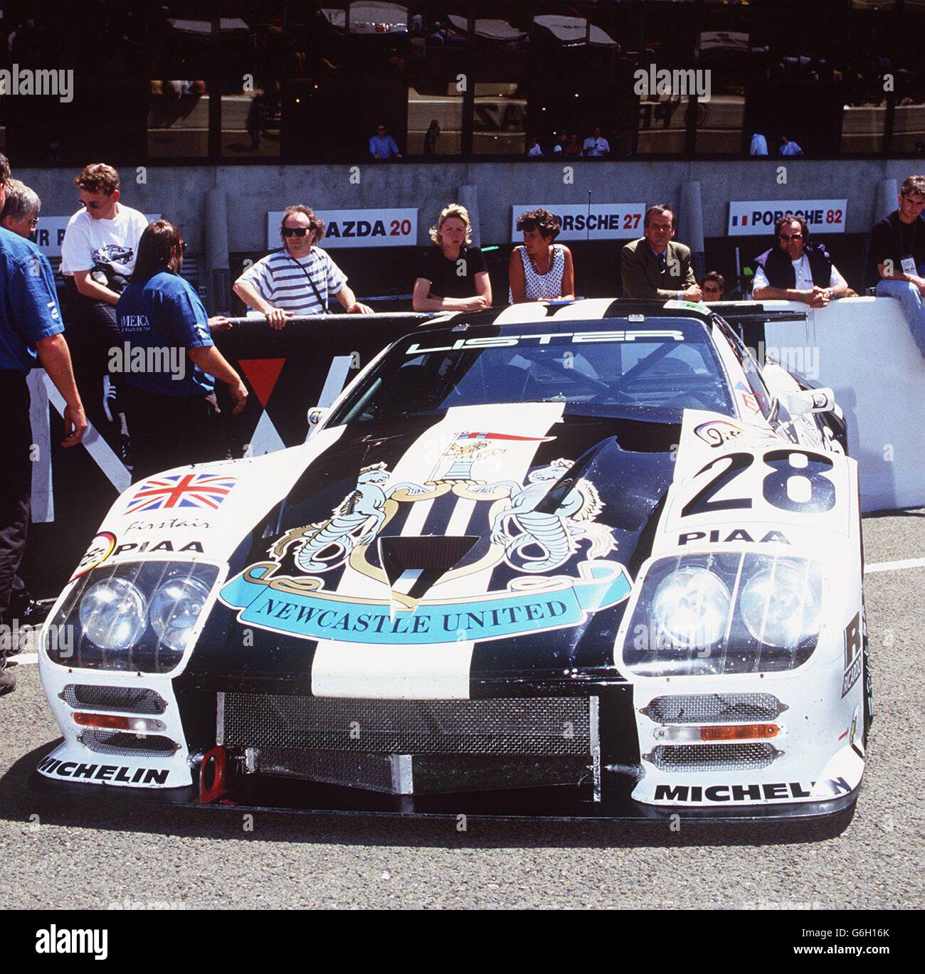 Motor Racing, Le Mans 24 Hrs.. Newcastle United's sponsored car on the ...