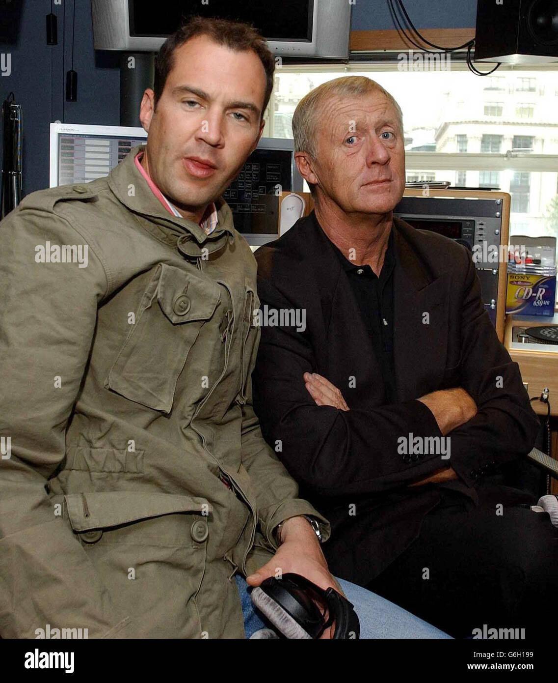 Johnny Vaughan (left) and Chris Tarrant during a photocall at Capital ...