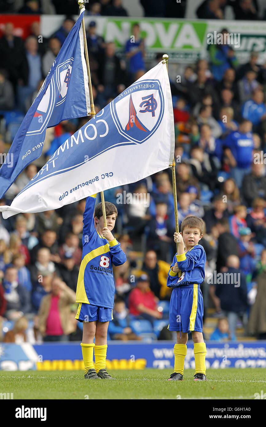 Chesterfield flags hi-res stock photography and images - Alamy