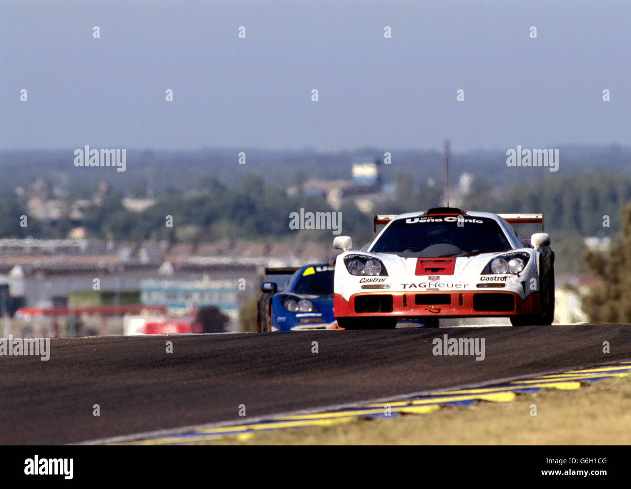 Motor Racing, Le Mans 24 Hours. A McLaren Formula One car on th e Le ...