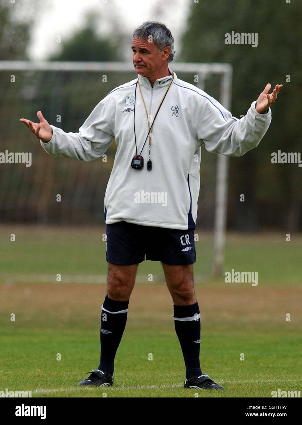 Chelsea training ranieri hi-res stock photography and images - Alamy
