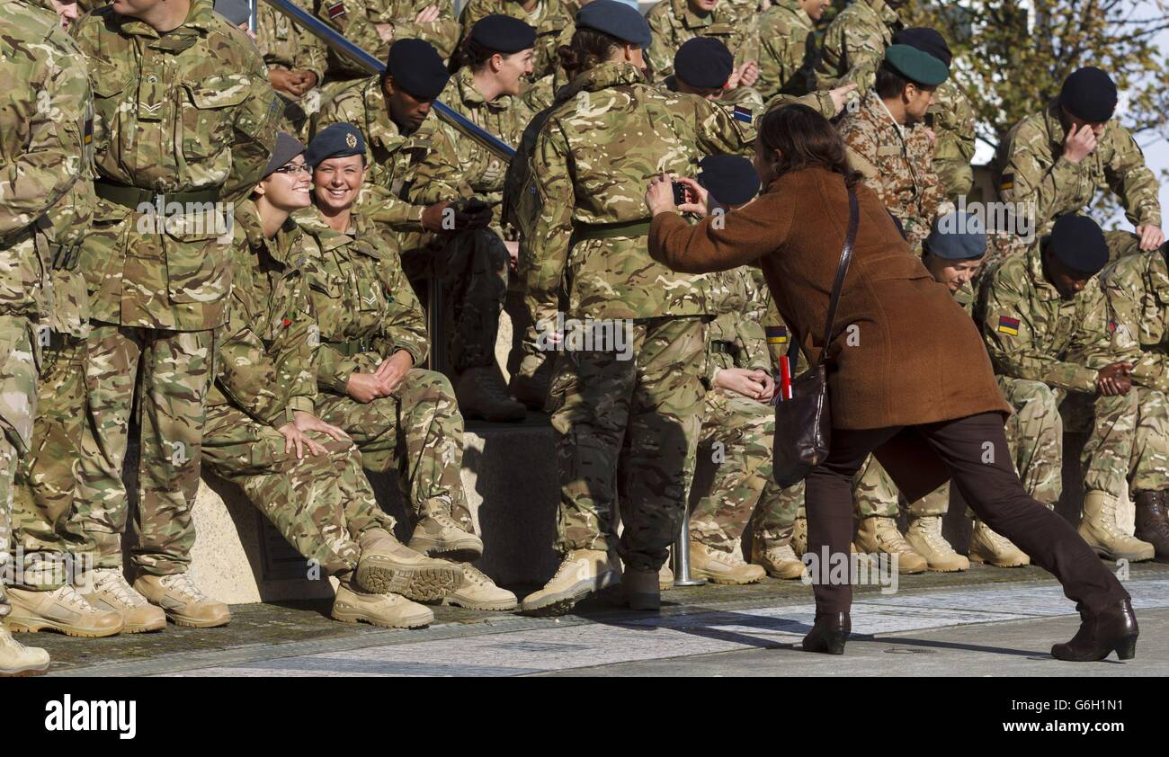 33 Field Hospital civic ceremony Stock Photo - Alamy