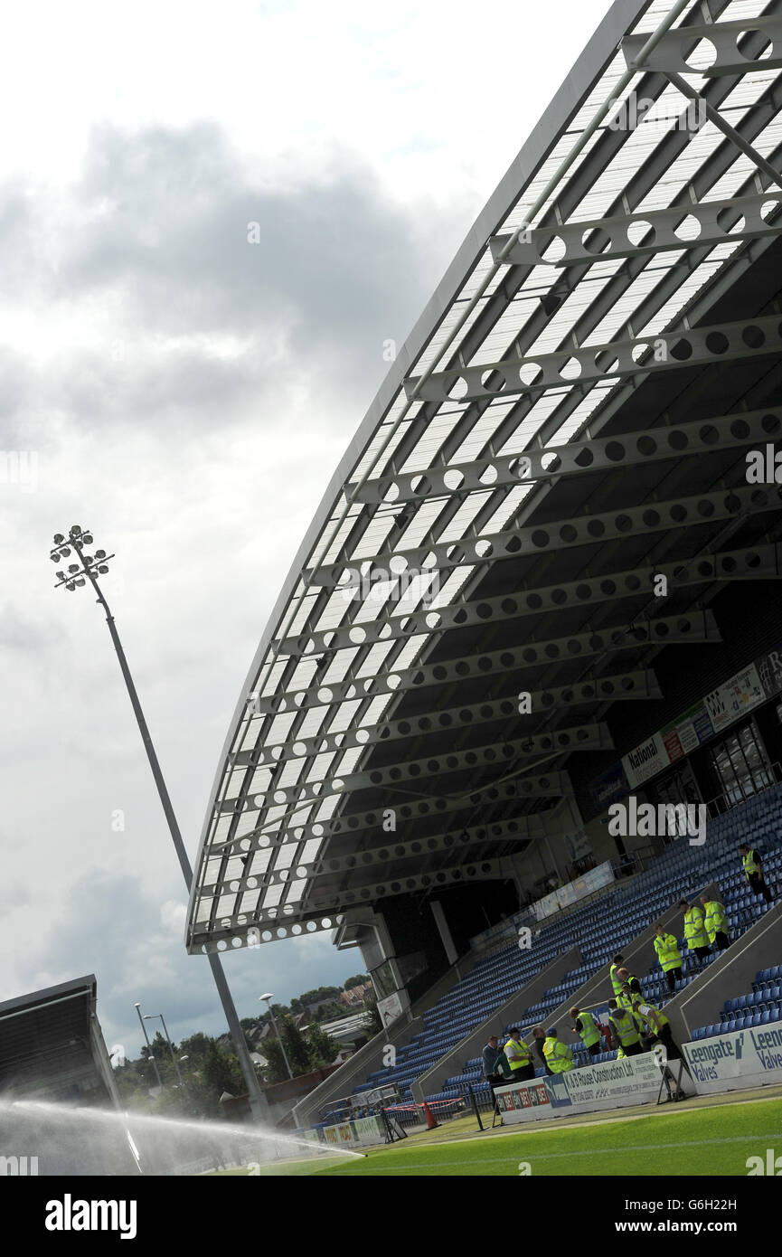 A general view of the Proact Stadium, home of Chesterfield Stock Photo ...