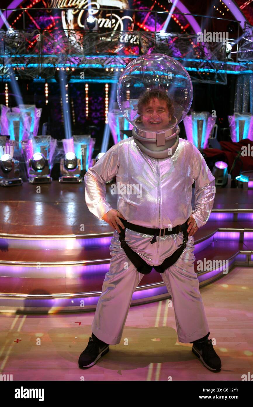 Strictly Come Dancing contestant Mark Benton in a spaceman costume ...