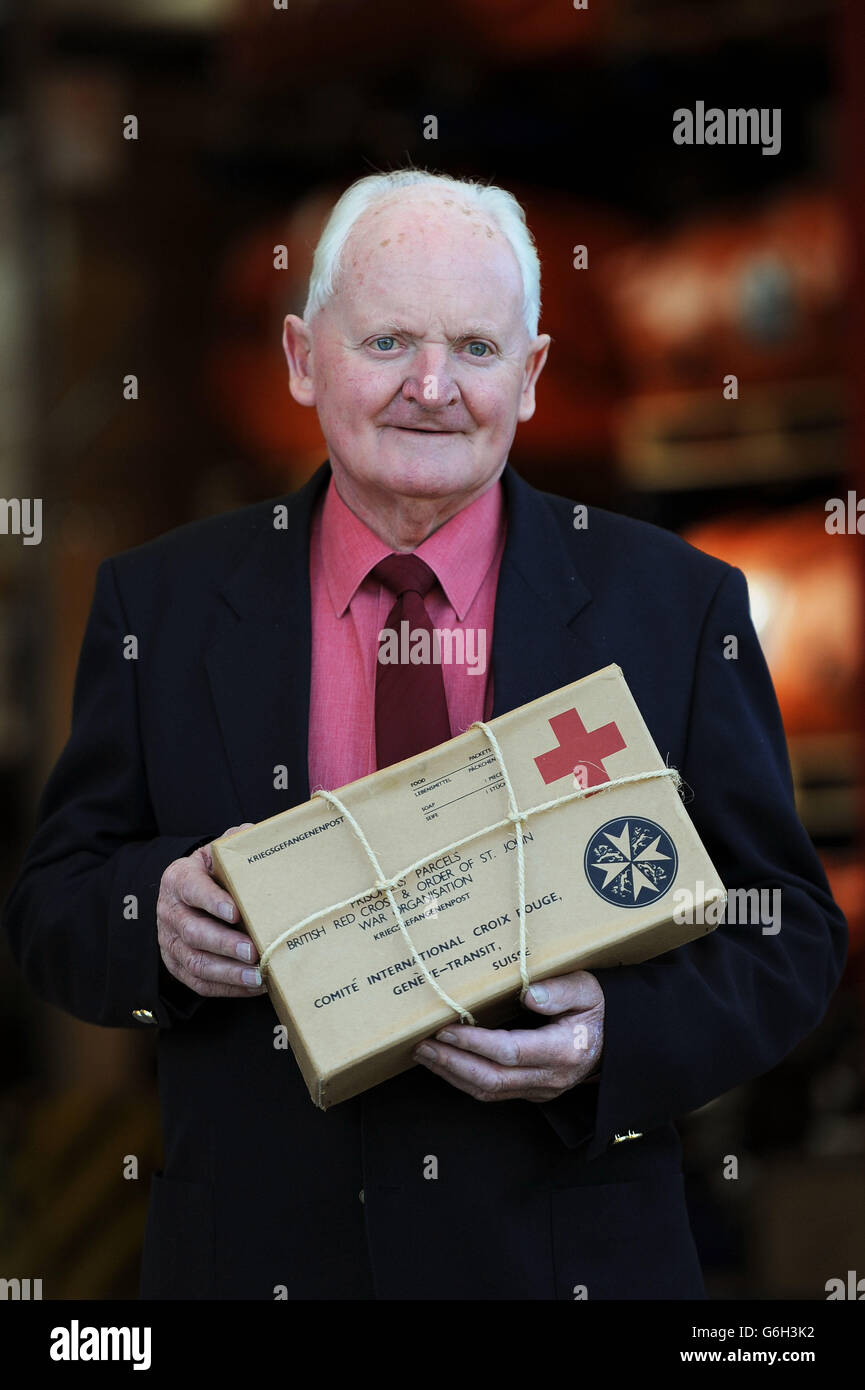 Ww2 red cross parcel hi-res stock photography and images - Alamy