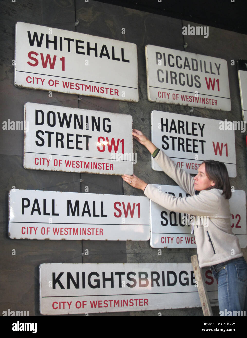 Capital street signs up for sale Stock Photo - Alamy