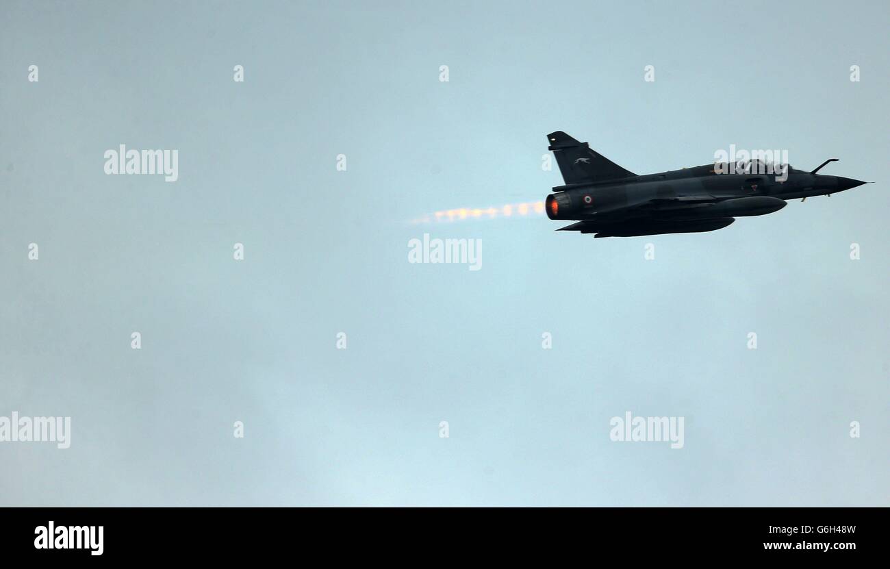 A RAF jet during Exercise Capable Eagle which runs at RAF Leeming ...