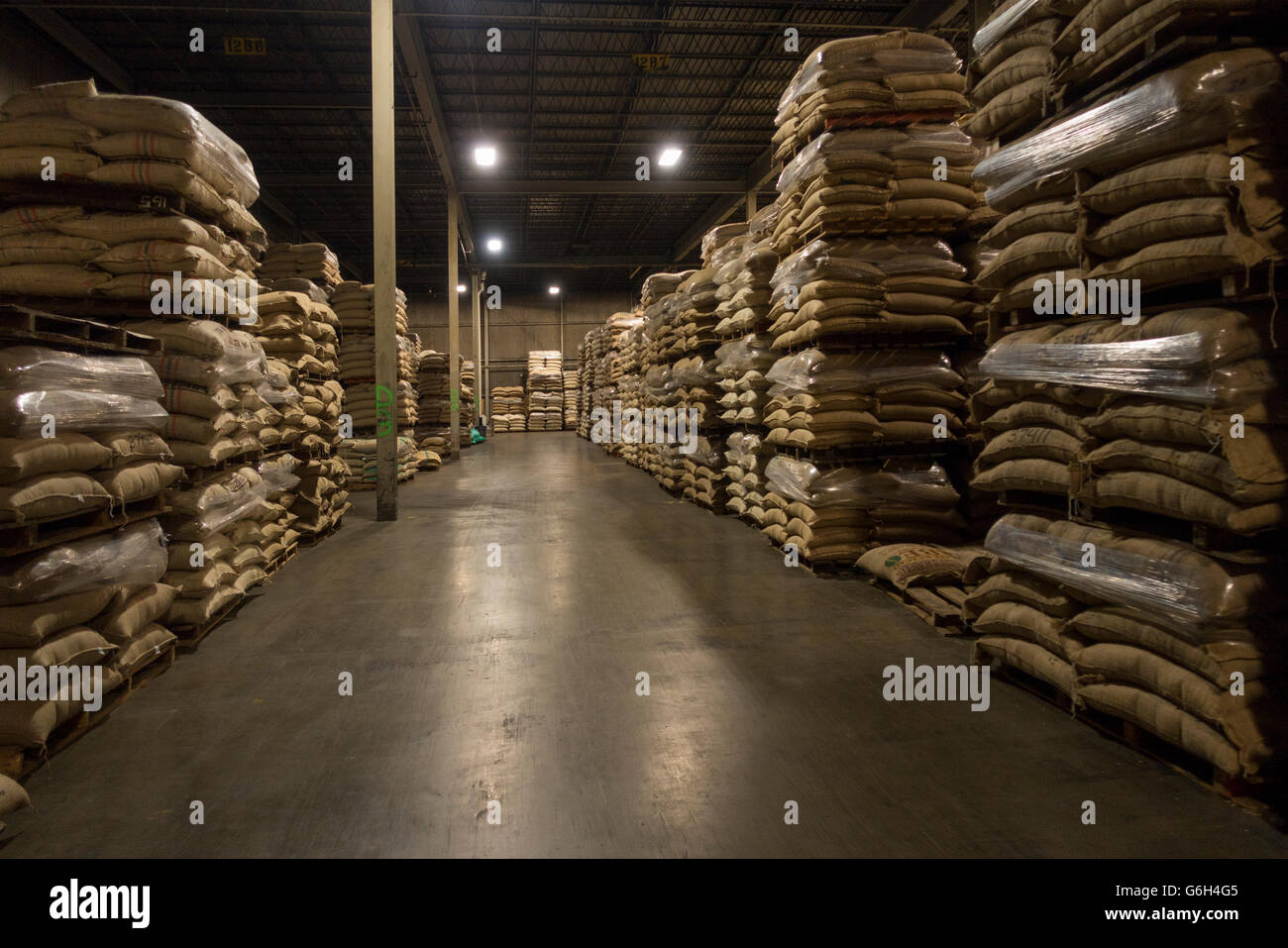 coffee warehouse Hillside NJ Stock Photo - Alamy