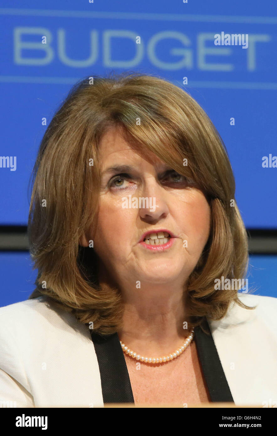 Irish Budget 2014 Stock Photo - Alamy