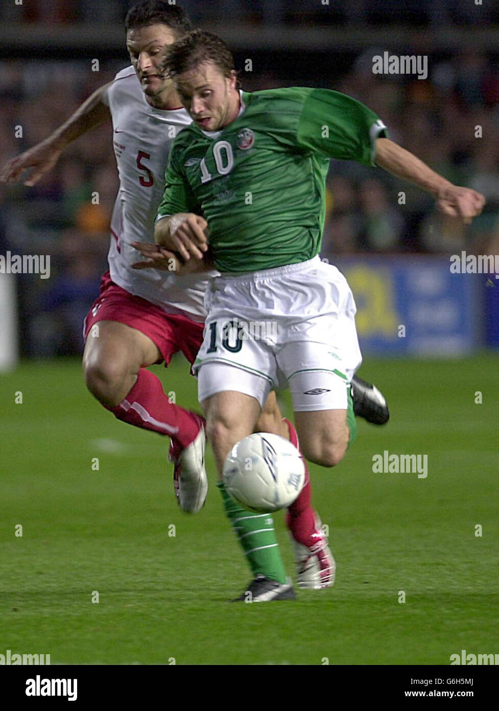 Ireland v turkey international friendly lansdowne road hi-res stock ...