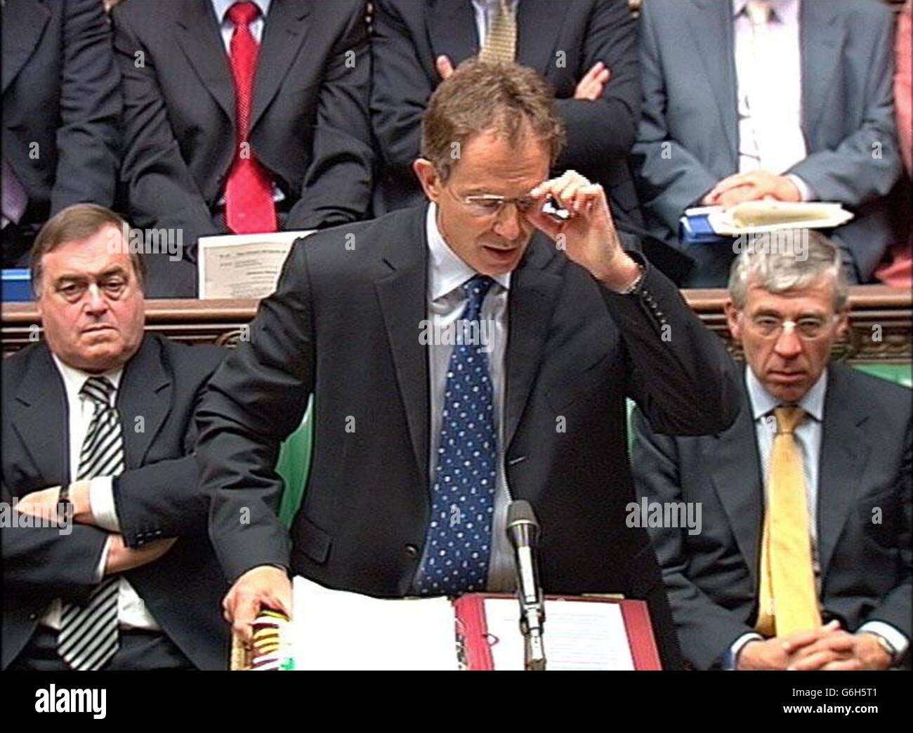 Prime minister tony blair prime ministers question time house commons ...