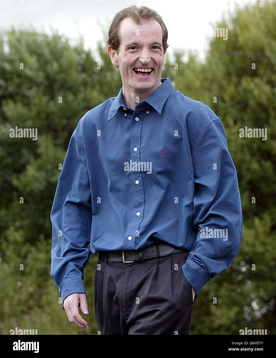 Patrick loughlin in his hometown of penley hi-res stock photography and ...