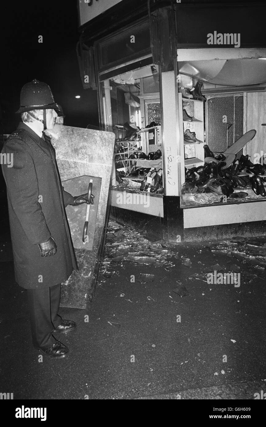News - Southall Riots - London Stock Photo - Alamy