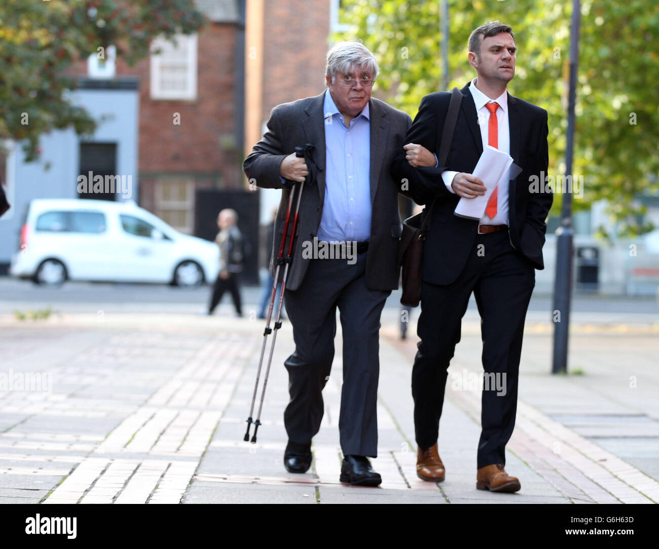 The boss of jjb sport arrives at leeds crown court hi-res stock photography and images - Alamy