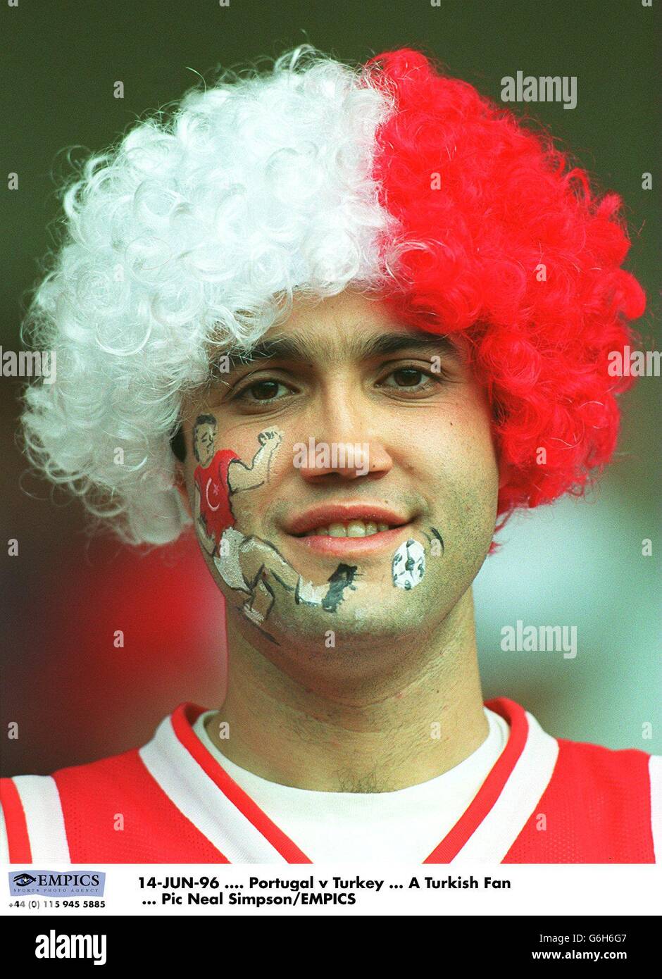 Euro 96 soccer portugal turkey hi-res stock photography and images - Alamy