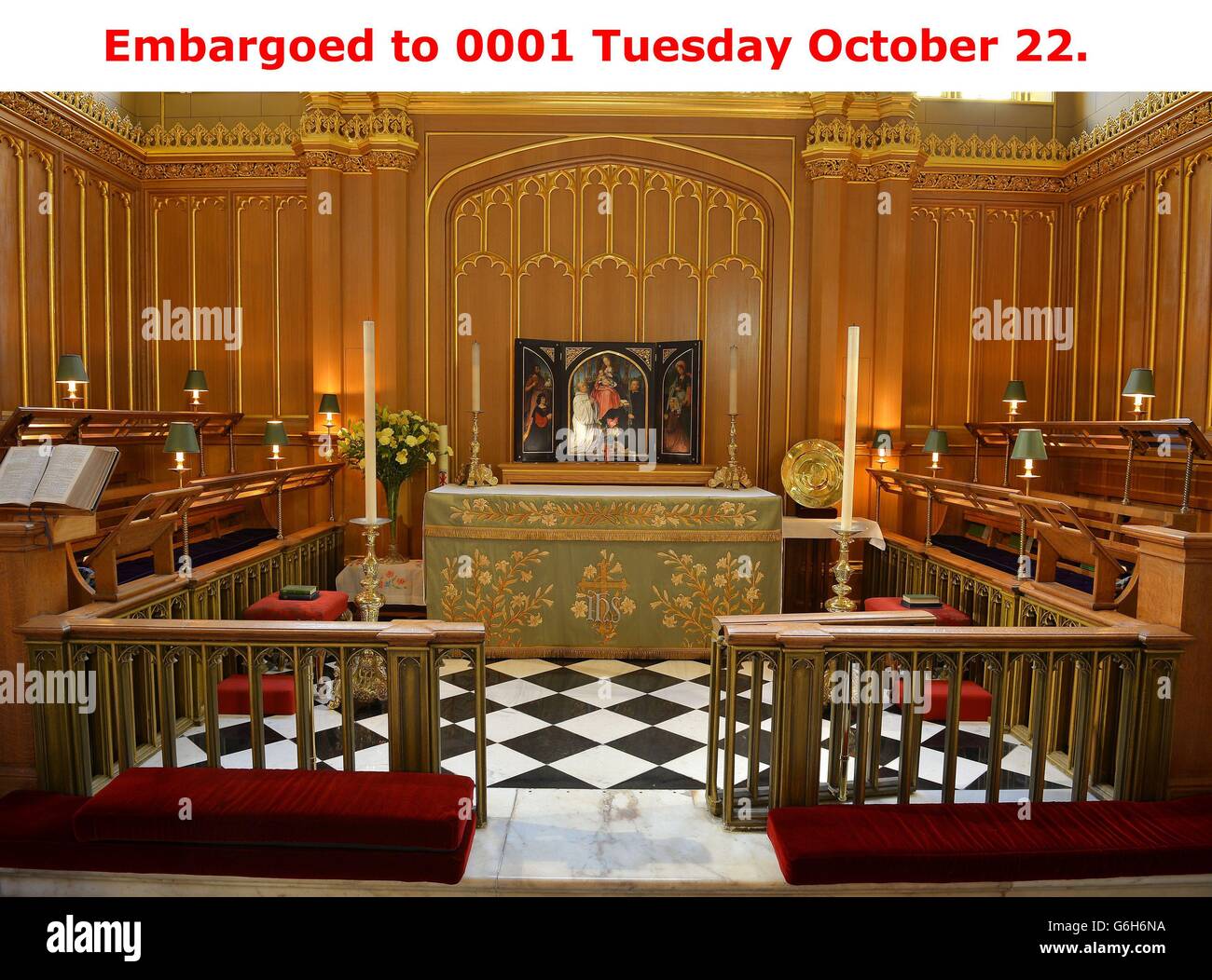 Christening of Prince George of Cambridge Stock Photo - Alamy