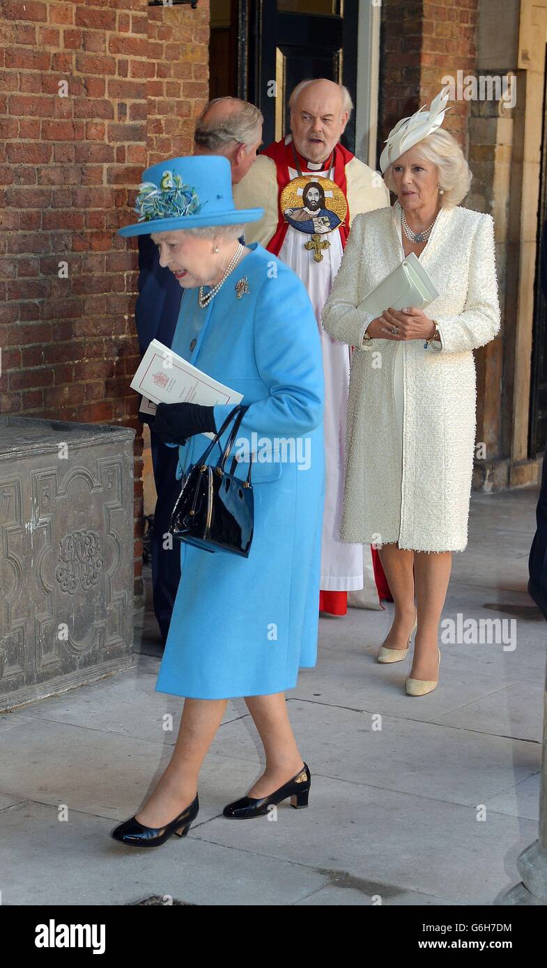 Christening of Prince George of Cambridge Stock Photo - Alamy