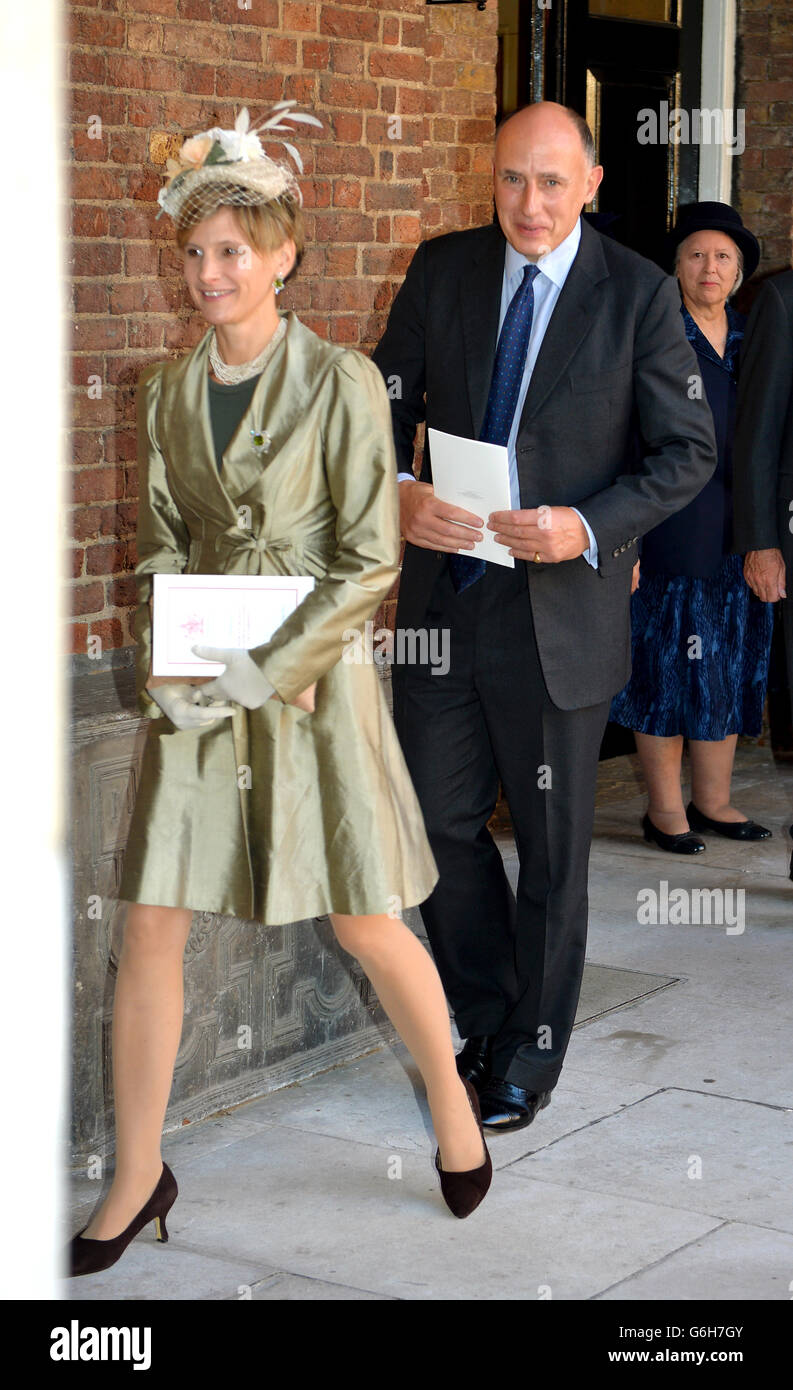 Jamie lowther pinkerton wife leave chapel royal in st jamess palace hi ...