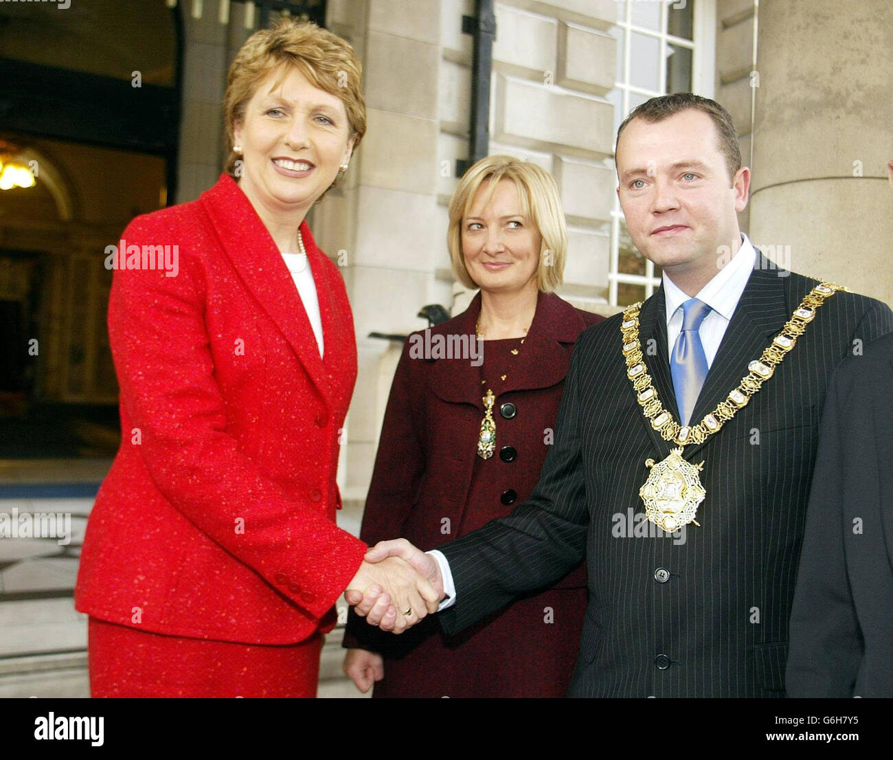 Irish President in Belfast Stock Photo - Alamy