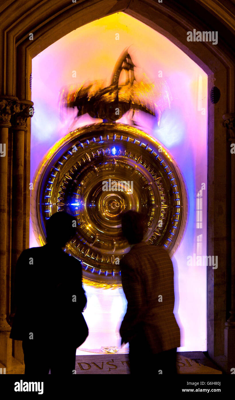 A general view of the Corpus Clock in the centre of Cambridge, ahead of ...