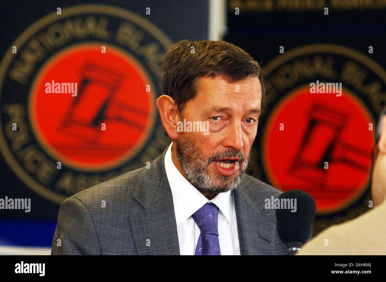 Home Secretary David Blunkett speaking during the annual National Black ...