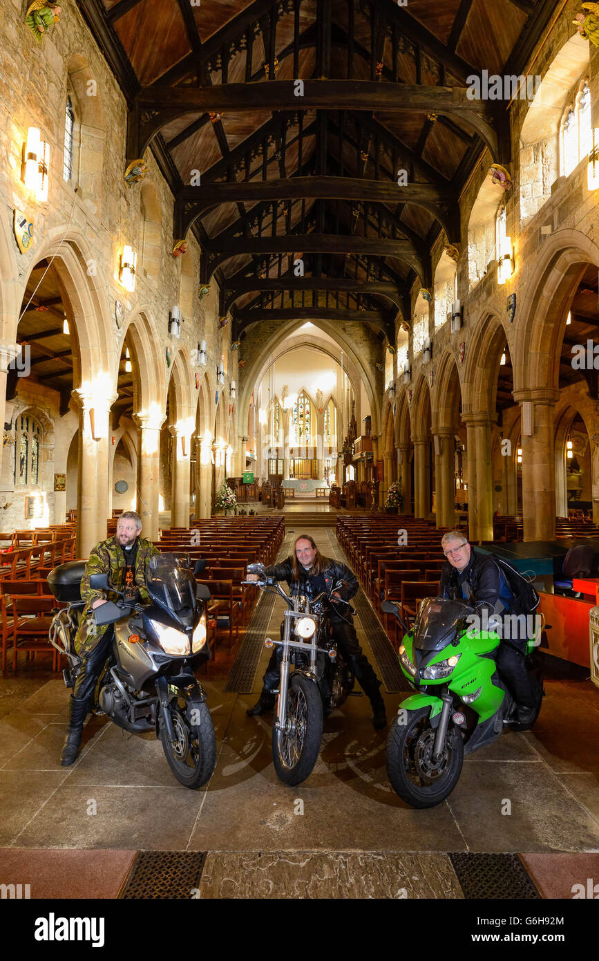 Vicars motorcycle tour Stock Photo - Alamy