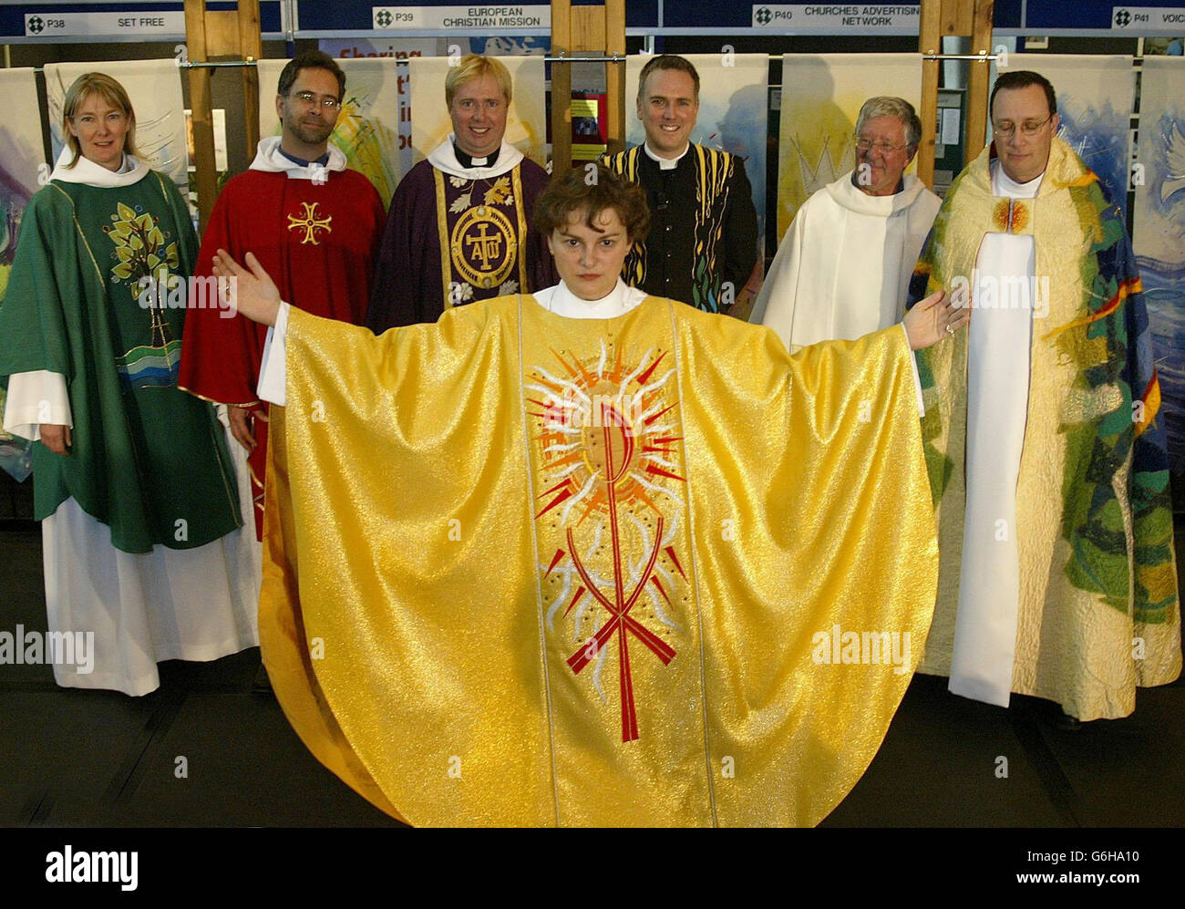 Former Bond Girl turned minister, Reverend Dr. Shannon Ledbetter (C ...