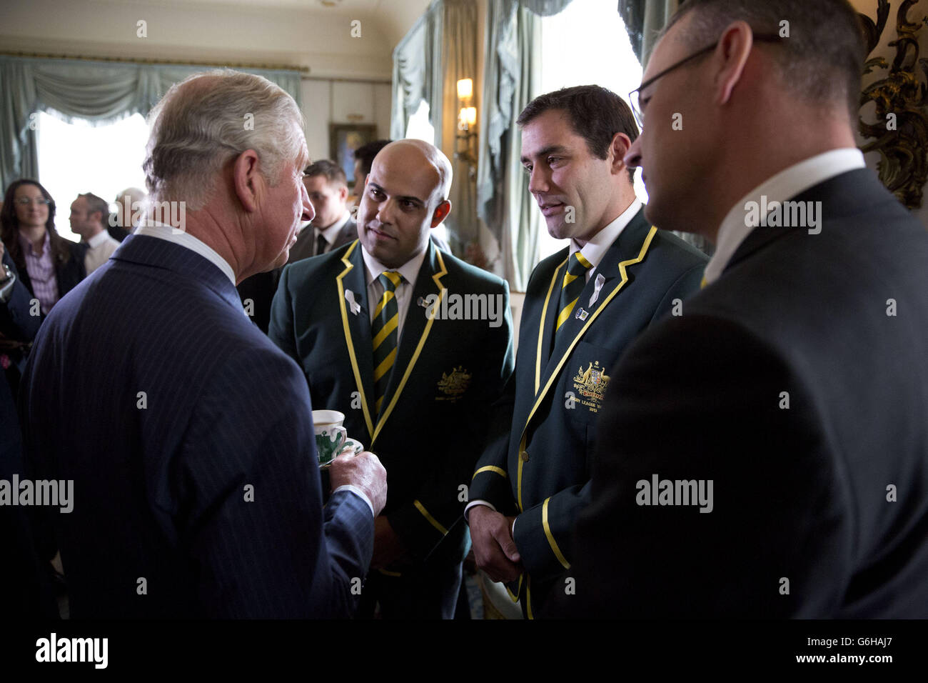 Rugby League - World Cup 2013 - Royal Reception Stock Photo - Alamy