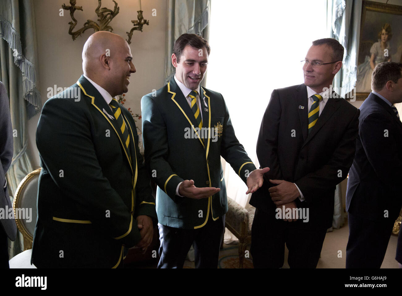 (From left to right) Australia's national rugby league team team ...