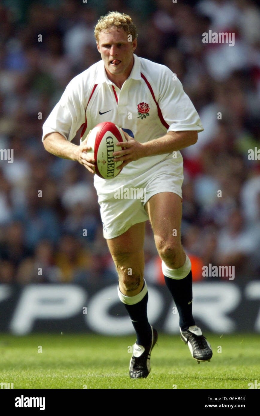 Scarbrough Wales v England. Dan Scarbrough of the England rugby union ...