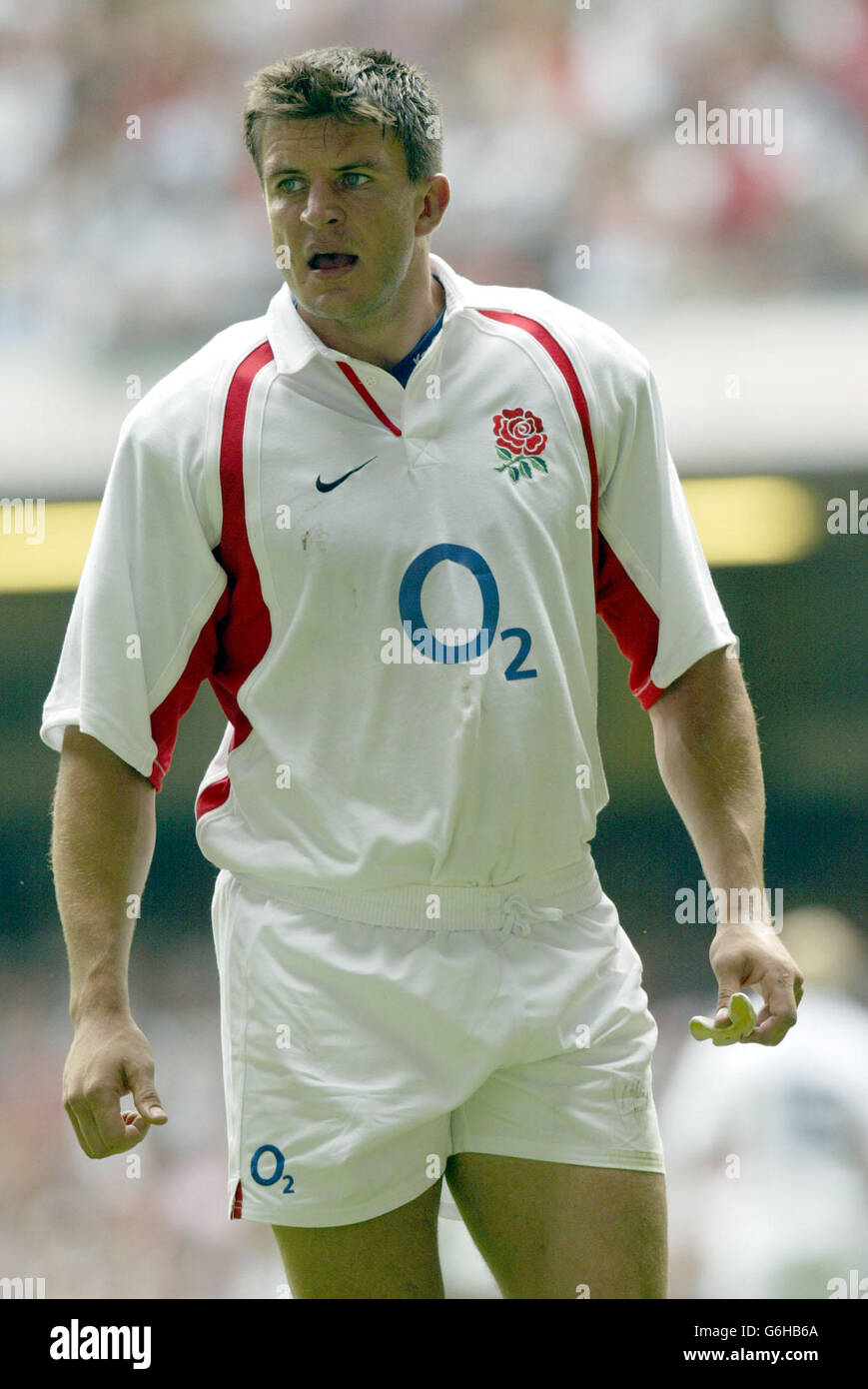 Martin corry of the england rugby union team hi-res stock photography ...