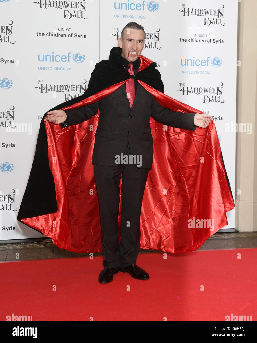 Steve Coogan attending the UNICEF UK Halloween Ball to raise funds to ...