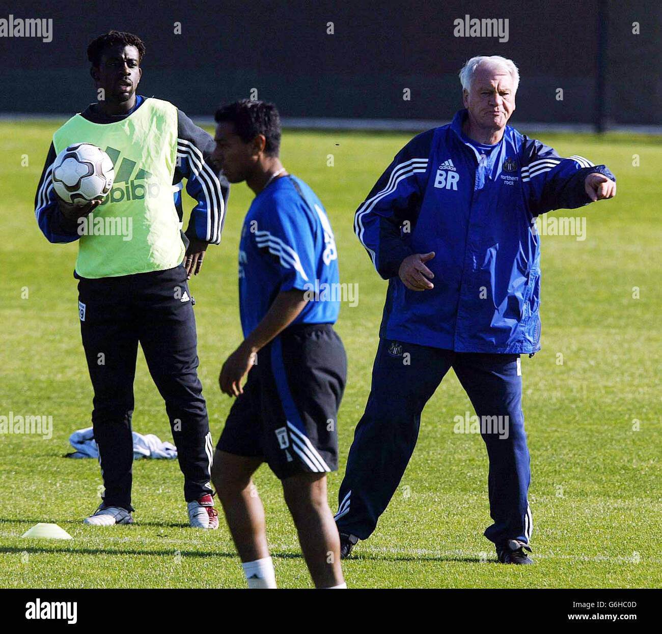 Bobby robson newcastle training hi-res stock photography and images - Alamy