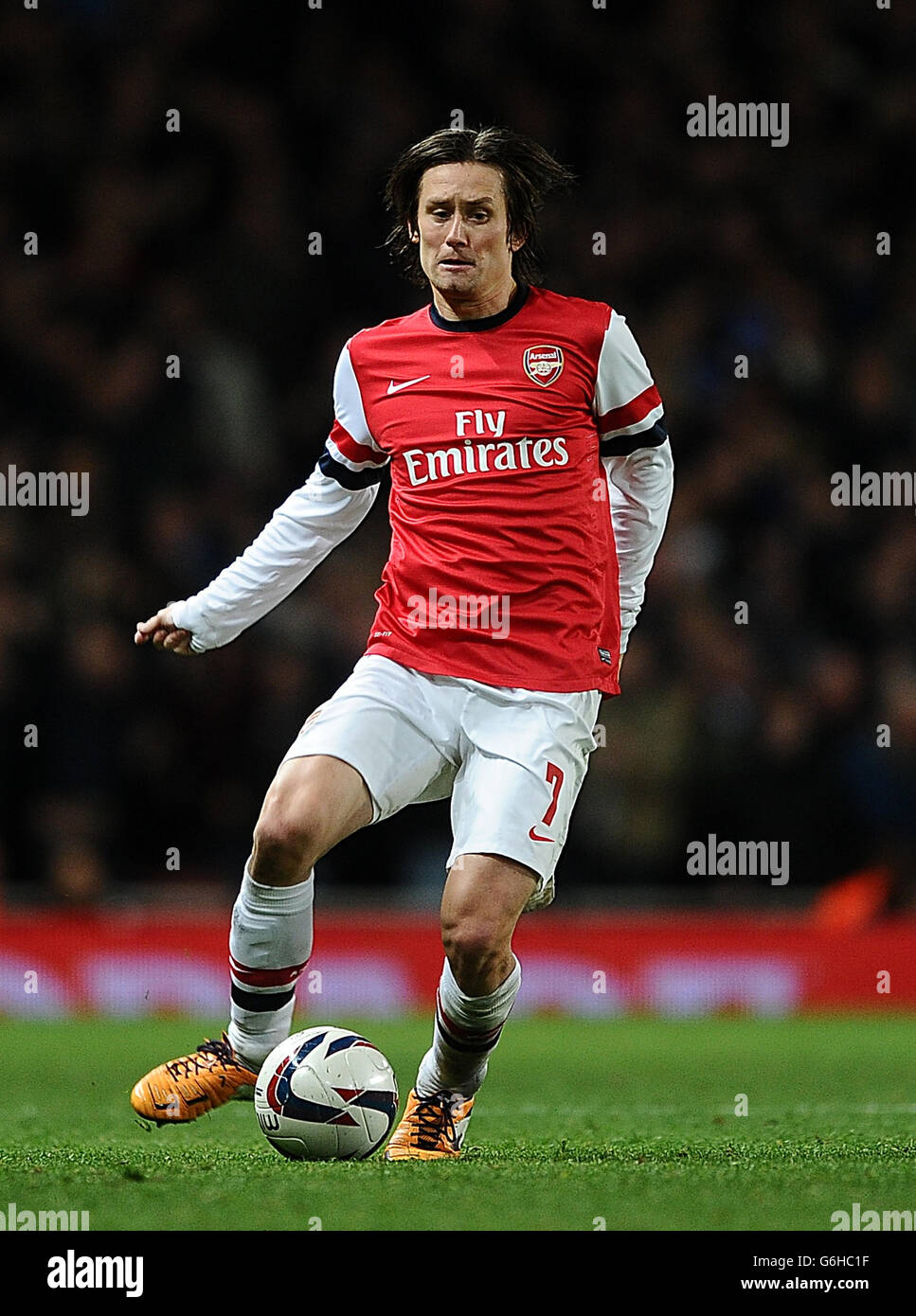 Emirates stadium tomas rosicky hi-res stock photography and images - Alamy