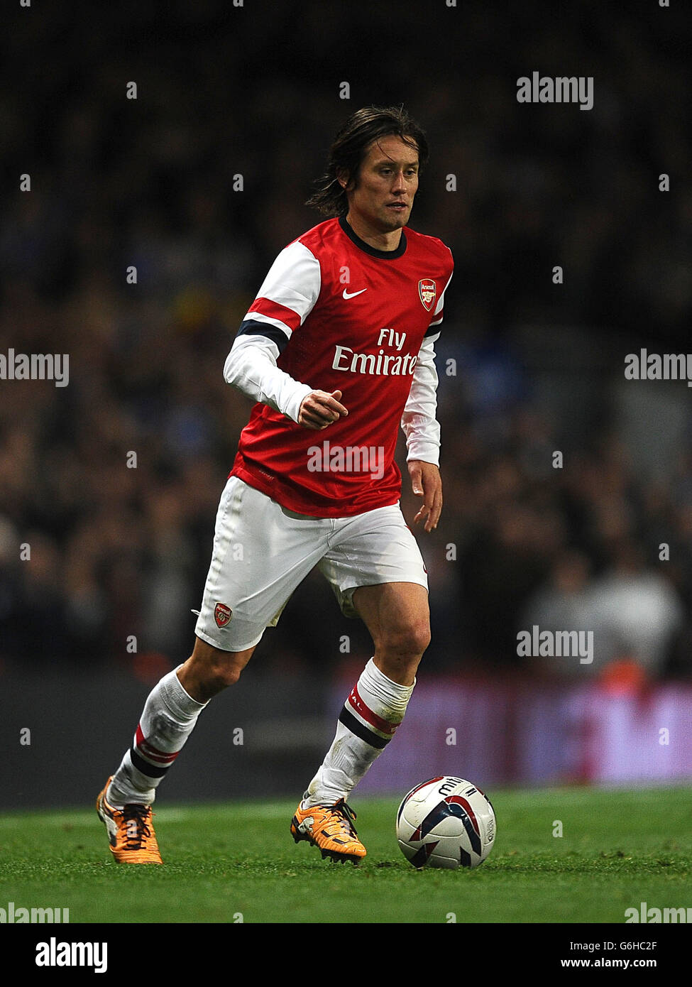Emirates stadium tomas rosicky hi-res stock photography and images - Alamy