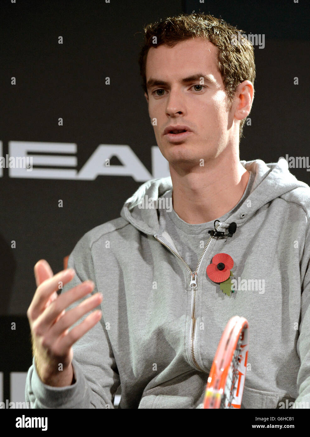 Andy murray during a photocall at the queens club hi-res stock ...