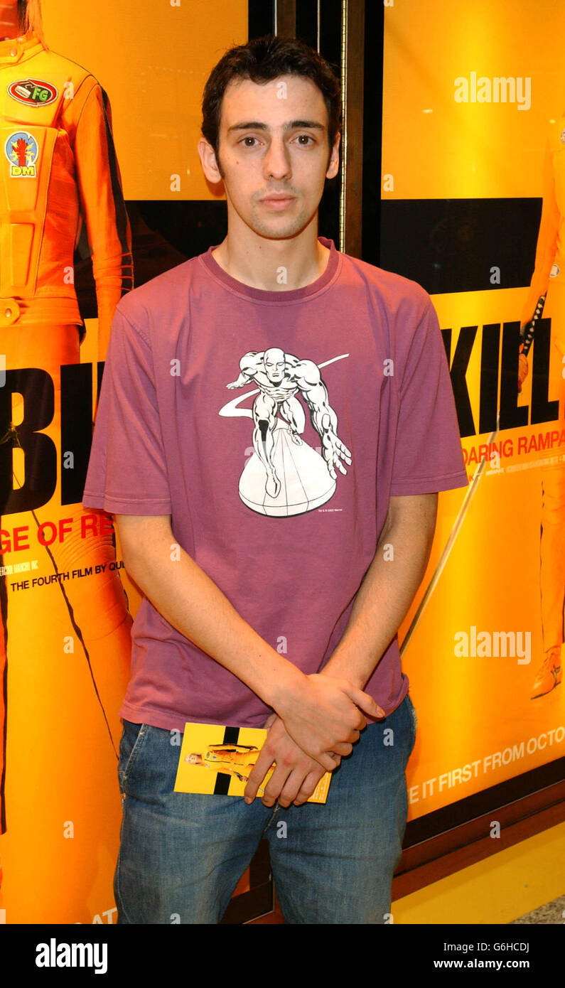 Ralf Little arrives for the UK premiere of Kill Bill - Volume 1 at ...