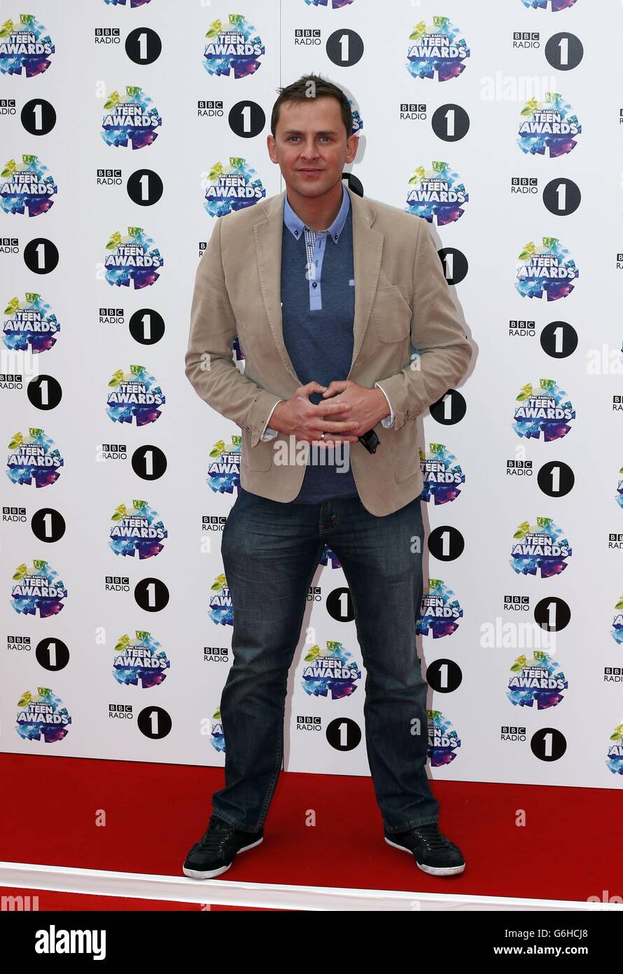 Scott Mills arrives at the BBC Radio 1 Teen Awards at Wembley Arena in ...