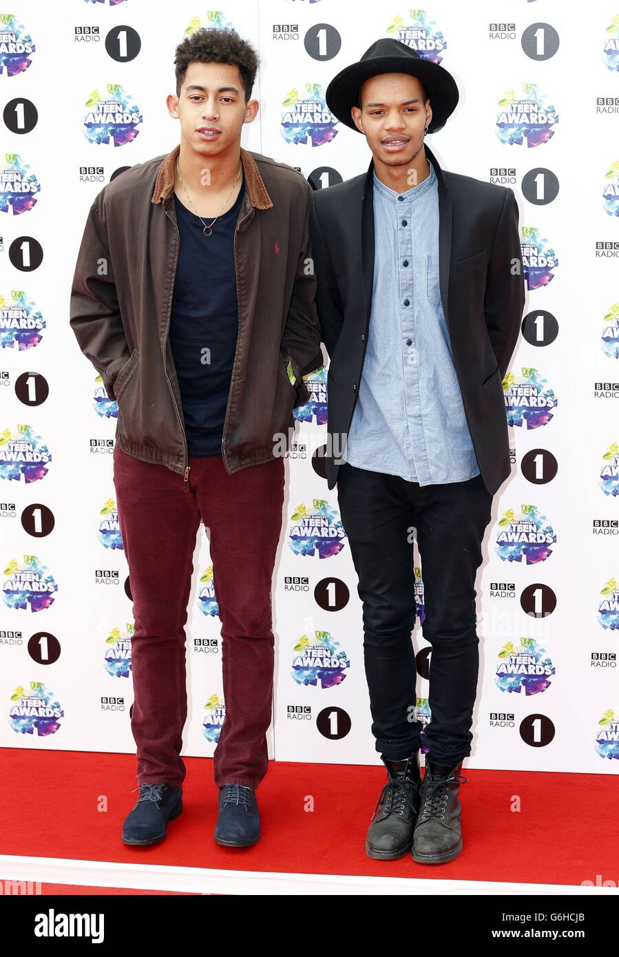 Rizzle Kicks arrive at the BBC Radio 1 Teen Awards at Wembley Arena in ...