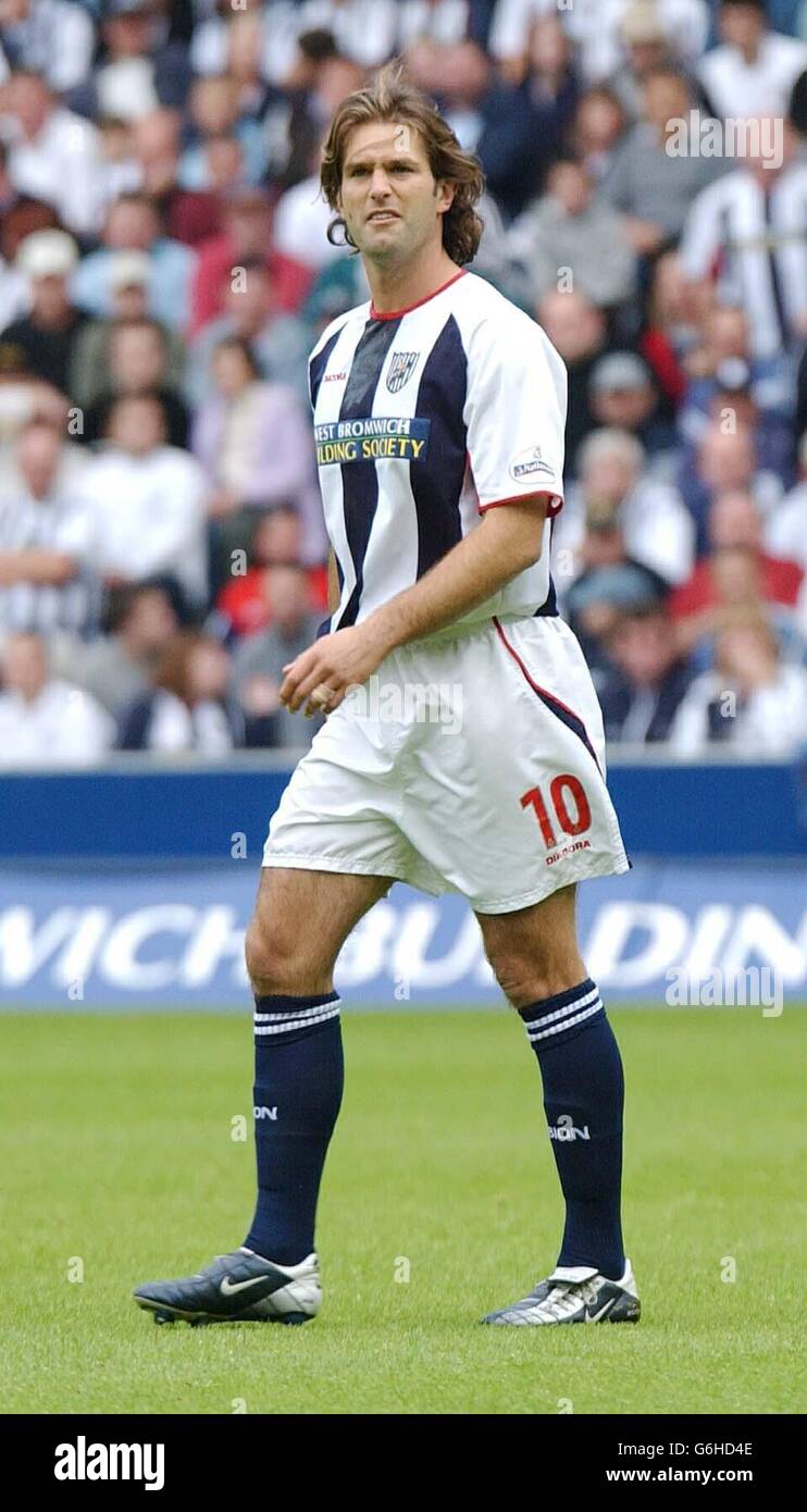 Andy Johnson in action for West Bromwich Albion against Stoke City ...