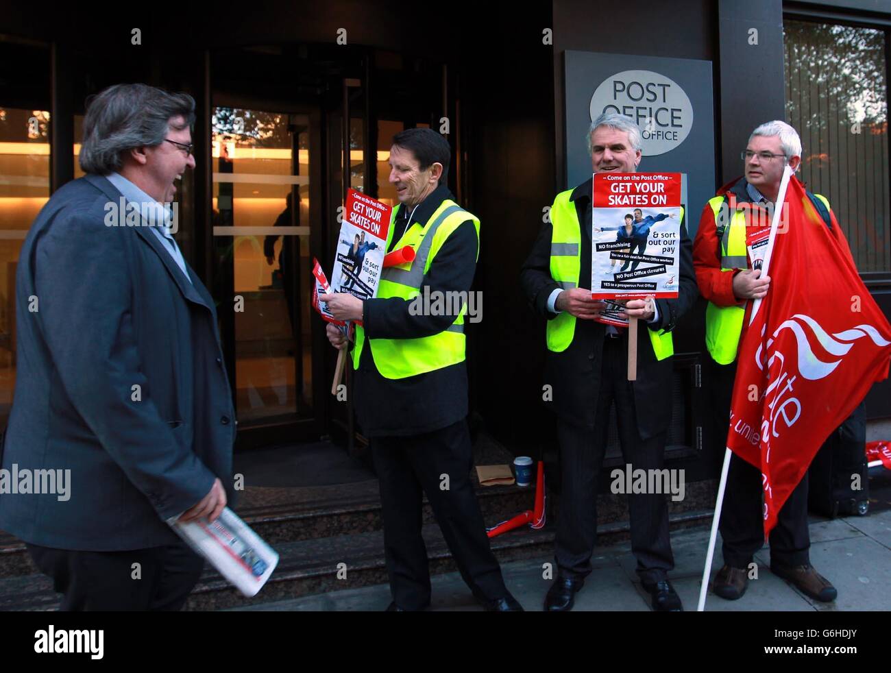 Post Office Strike Stock Photo - Alamy