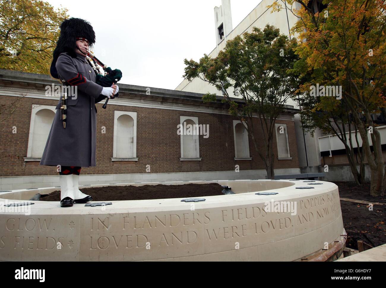 Flanders Fields Memorial Garden Stock Photo - Alamy