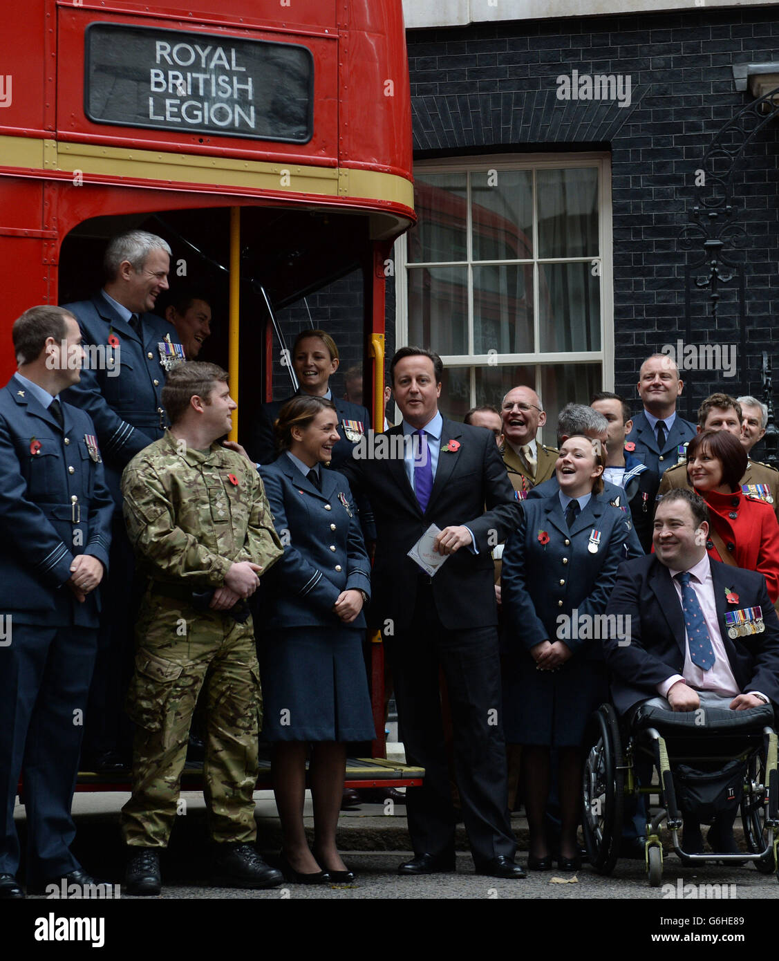 s Poppy Appeal by welcoming a Poppy Bus to Downing Street. The Poppy ...