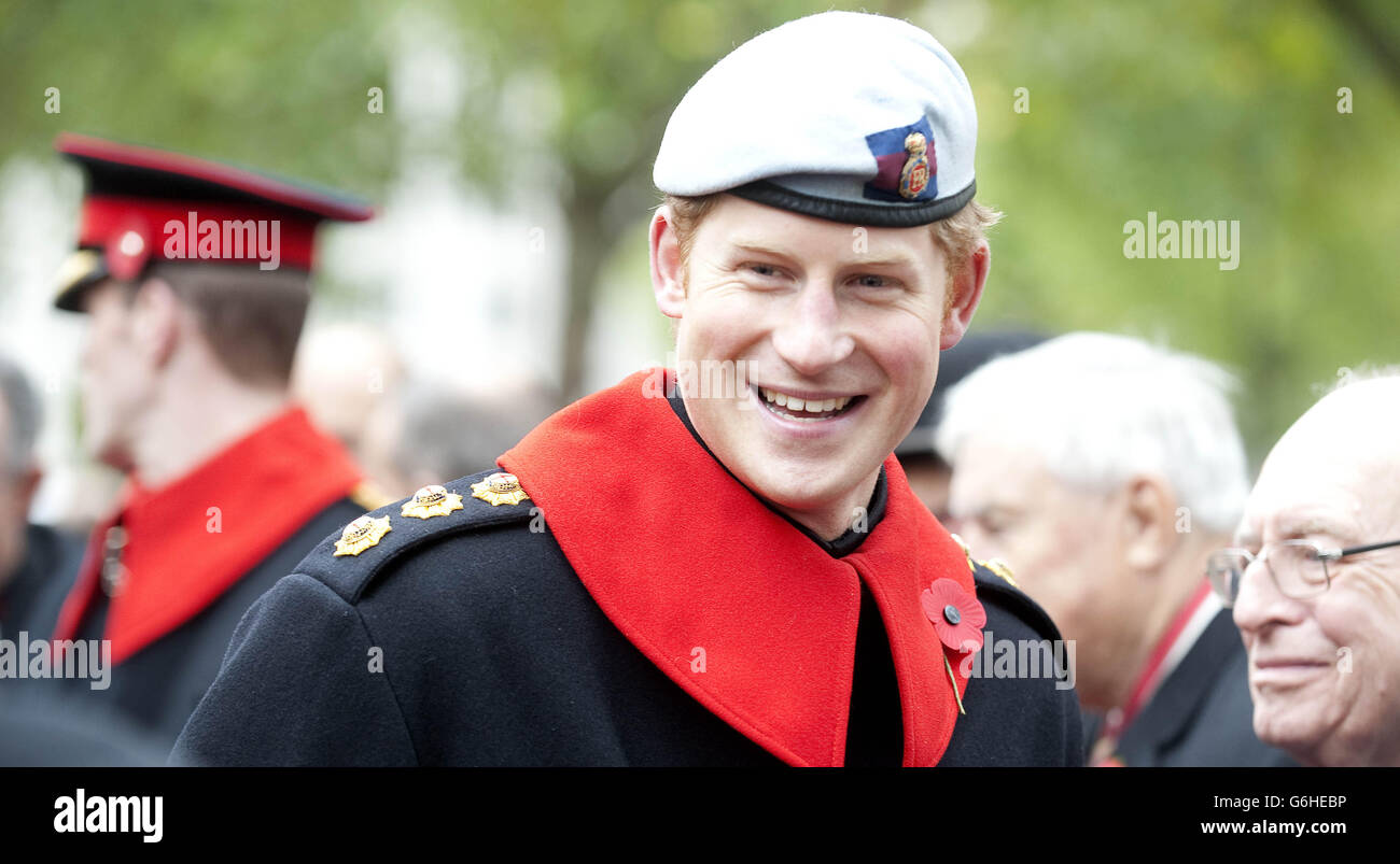 Royal visit to Field of Remembrance Stock Photo - Alamy