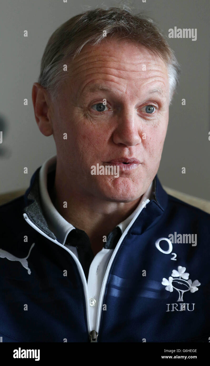 Ireland's head coach Joe Schmidt speaking during a press conference at ...